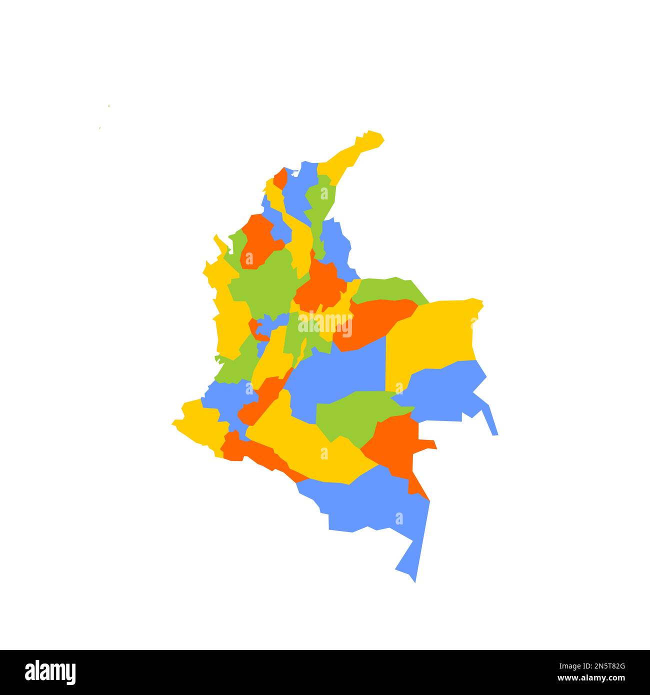 Mapa de departamentos de colombia -Fotos und -Bildmaterial in hoher Auflösung – Alamy