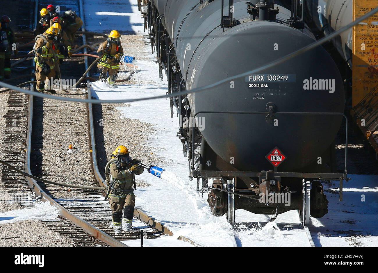 Phoenix Fire Department firefighters and hazardous-materials ...