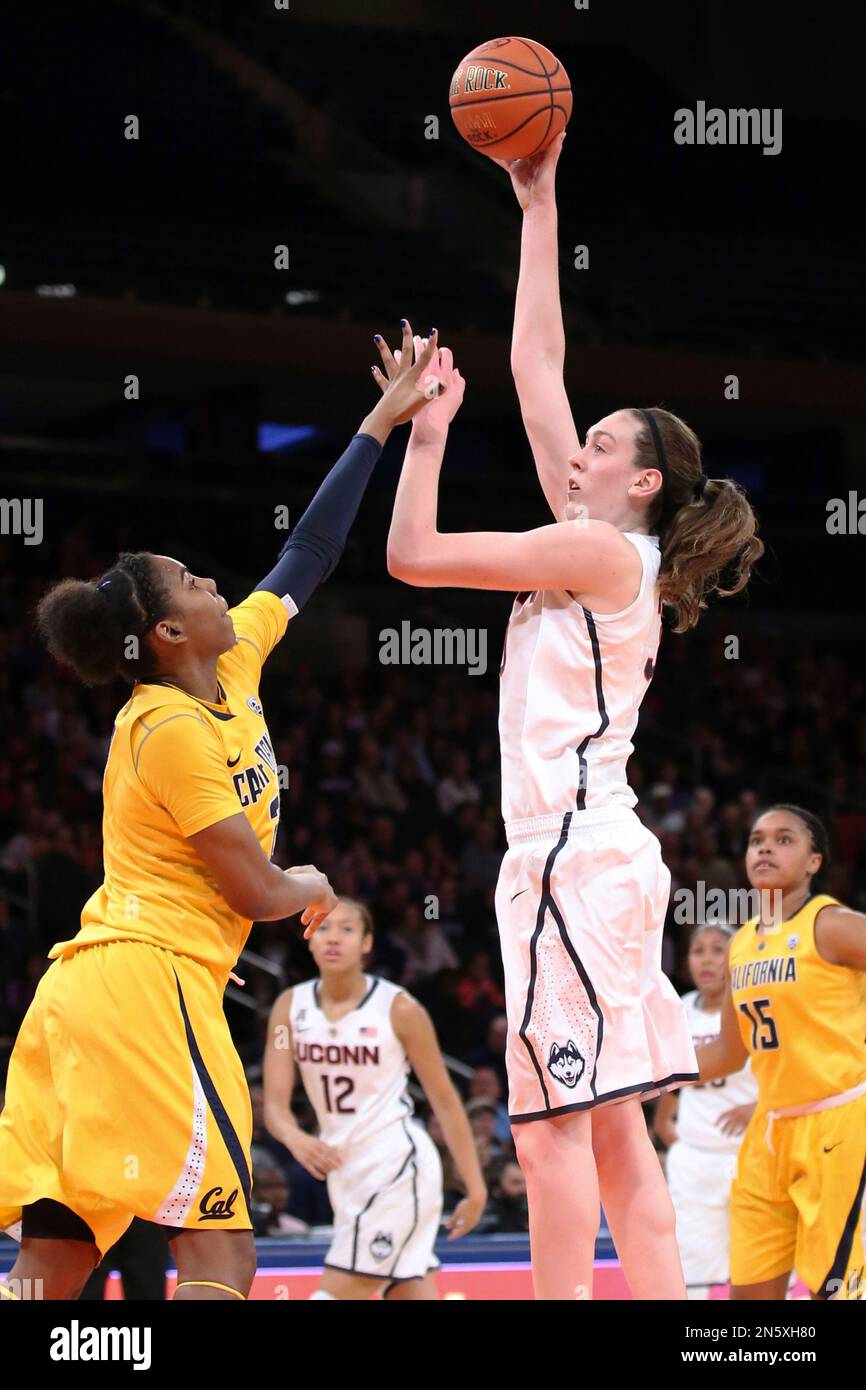 Connecticut forward Breanna Stewart (30) shoots over California forward ...