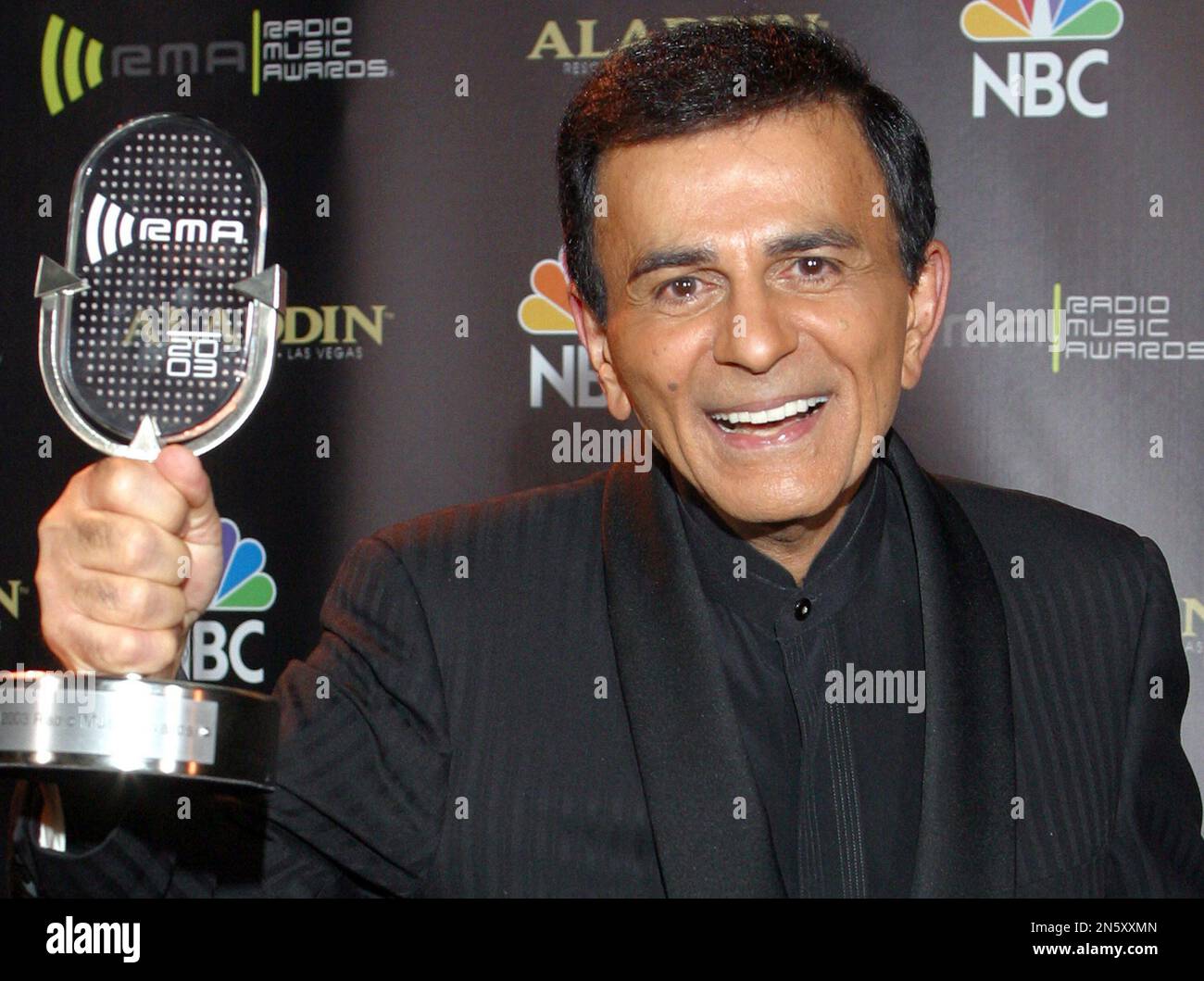 FILE - In this Oct. 27, 2003 file photo, Casey Kasem poses for ...