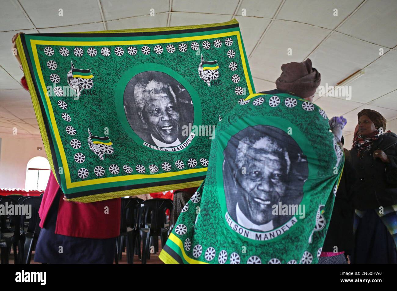 People celebrate the life of former South African president Nelson ...