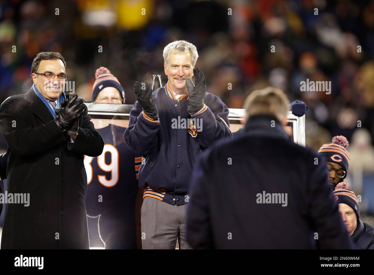 Chicago Bears President and CEO Ted Phillips, left, and Bears Chairman ...