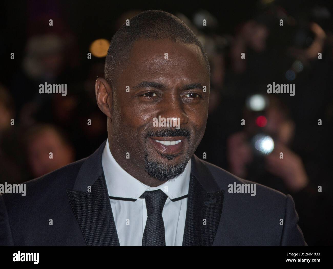 British actor Idris Elba arrives for the UK Premiere of the Long Walk ...