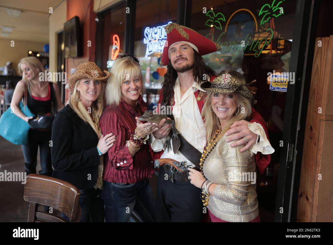 Captain Morgan and Pet Gator Cola seen at Captain Morgan Captain & Cola ...