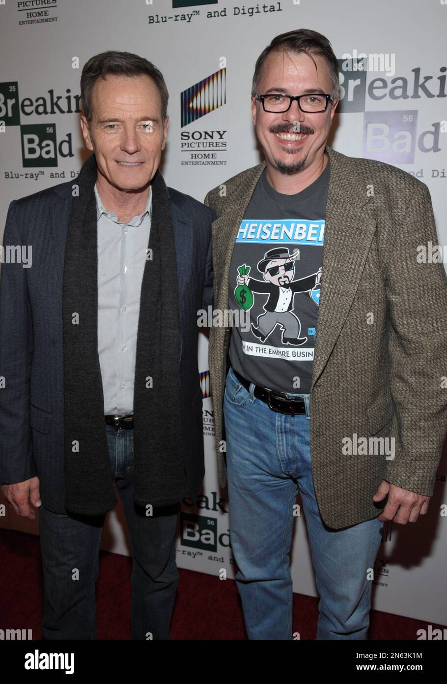 Bryan Cranston, left, and show creator and executive producer Vince ...