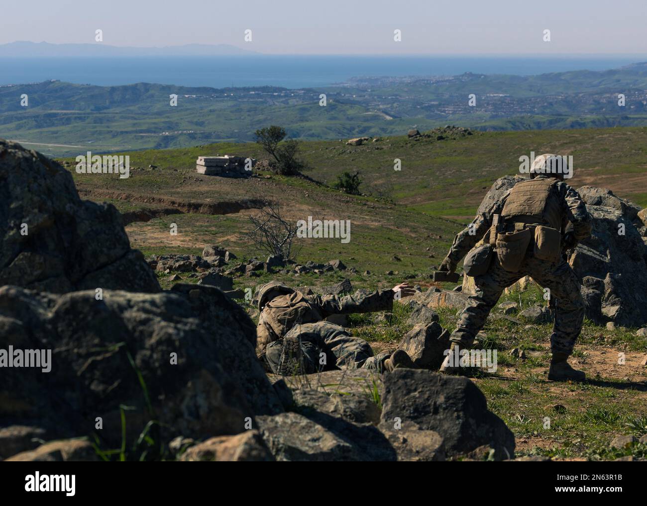 USA Marines bei Bravo Company, 1. Aufklärungsbataillon, 1. Marine ...