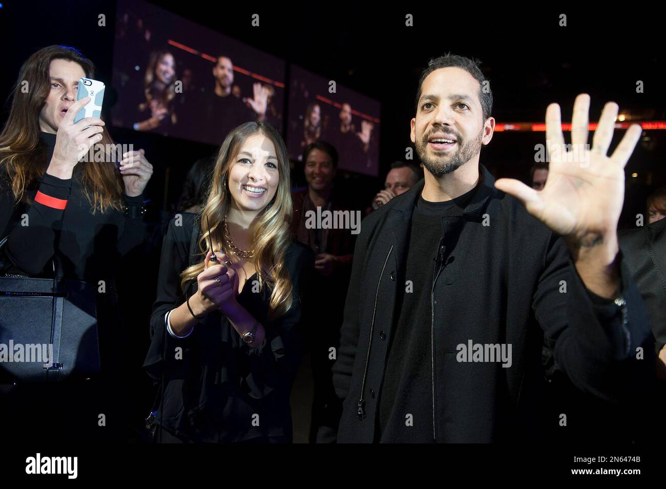 American illusionist David Blaine performs during the 10 Year ...