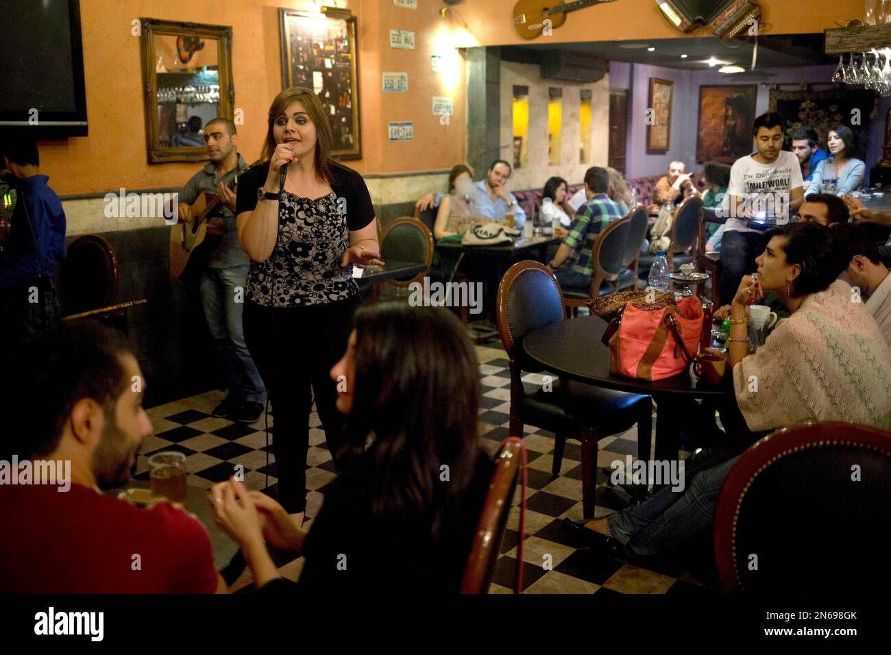 In this photograph made on Saturday, Oct. 26, 2013, Titar Sahinian ...