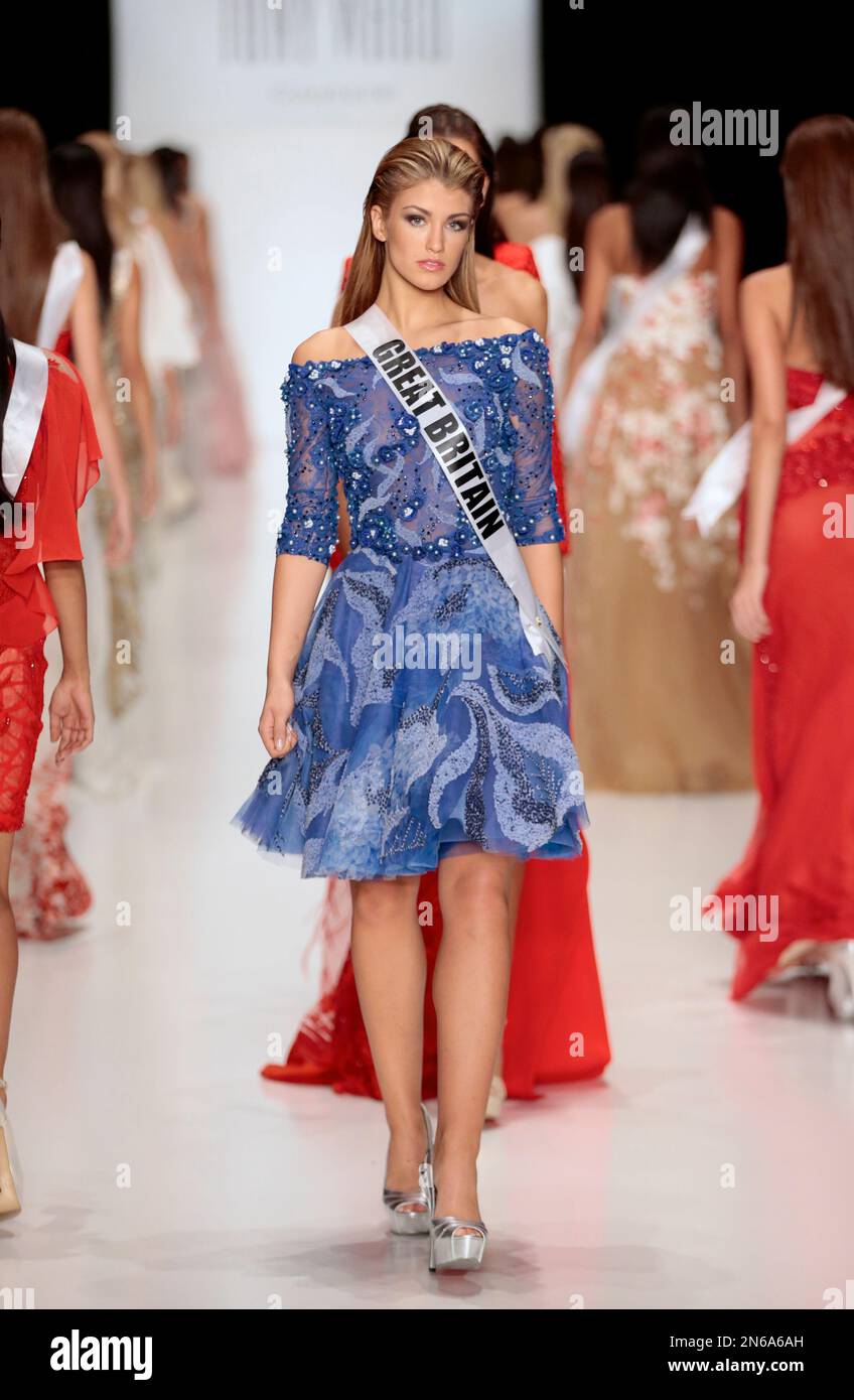 Contestant of the Miss Universe pageant, Miss Great Britain Amy ...