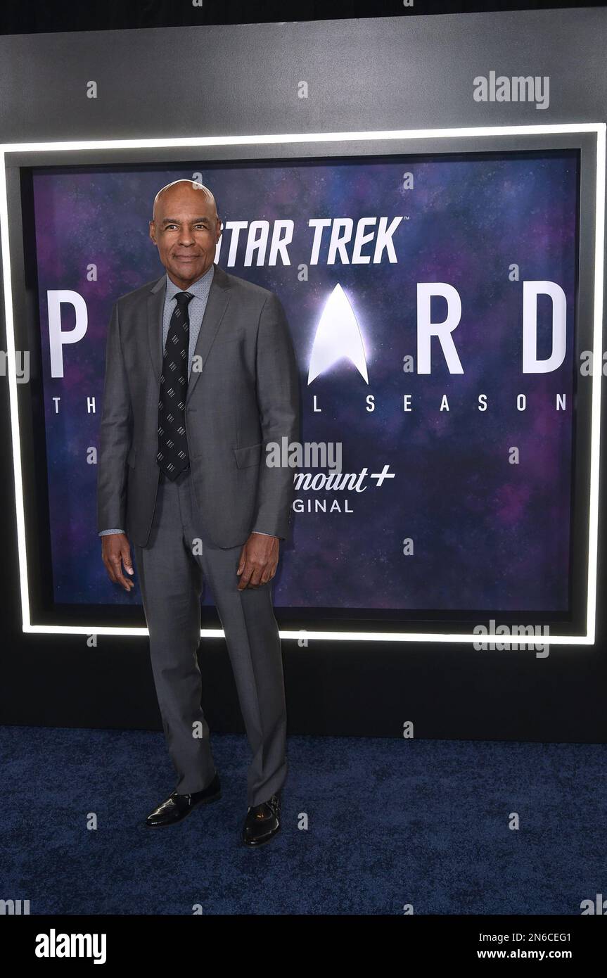 Michael Dorn arrives at the premiere of the third and final season of ...