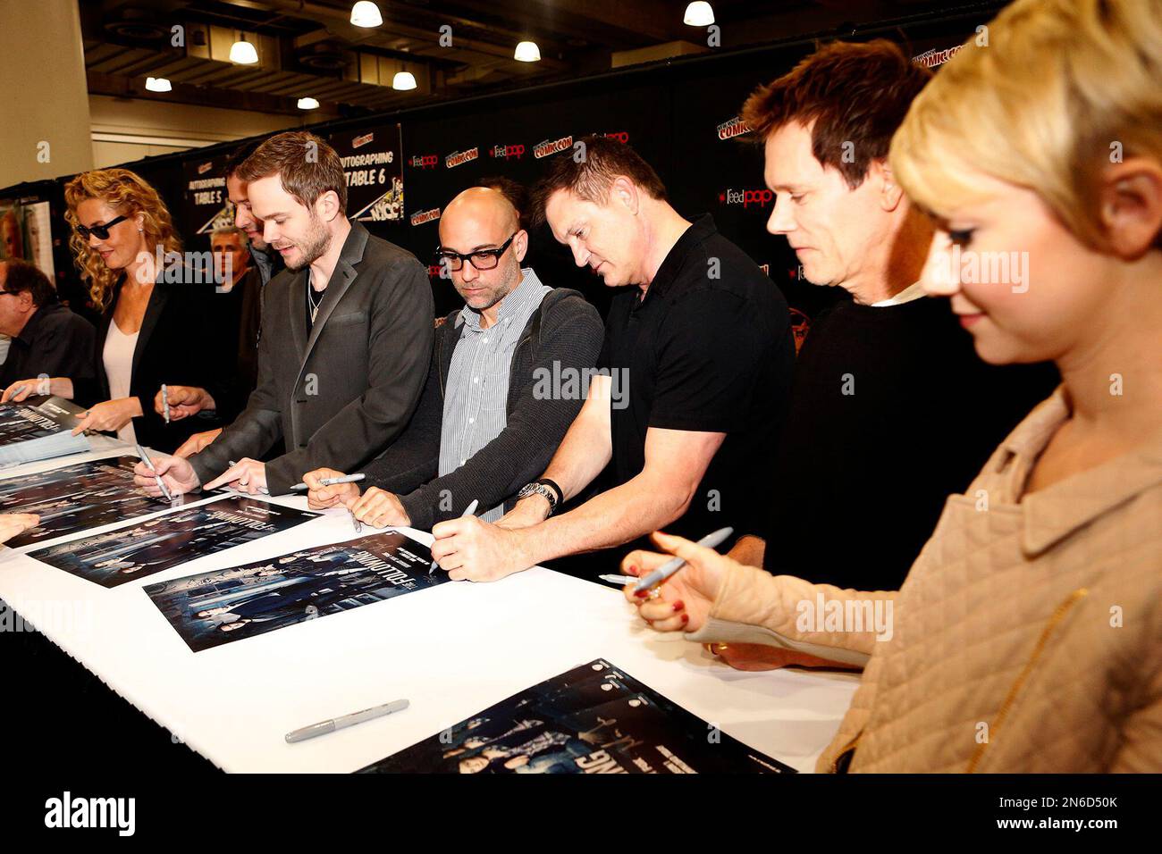 From left, Connie Nielsen, James Purefoy, Shawn Ashmore, Marcos Siega ...