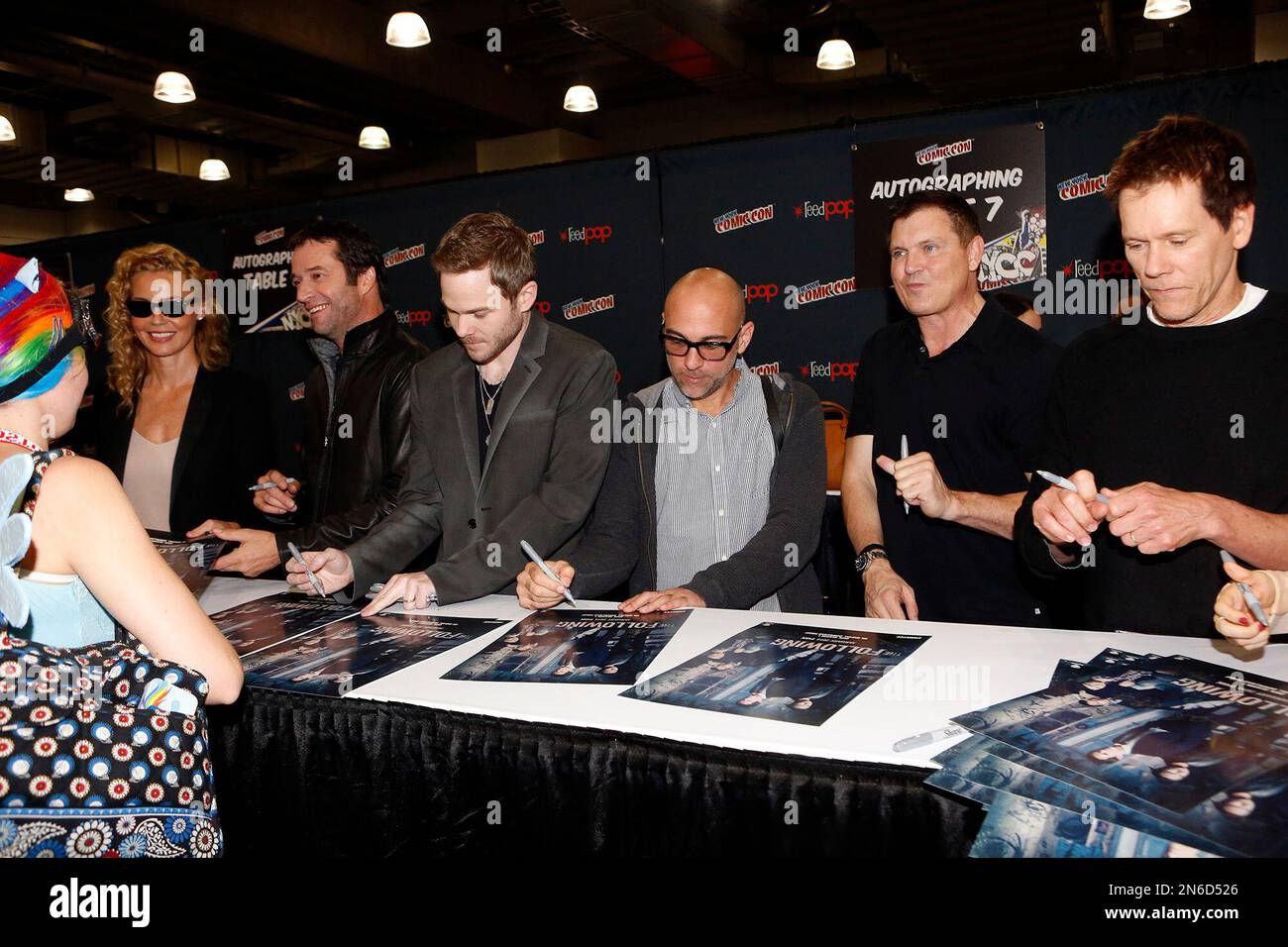 From left, Connie Nielsen, James Purefoy, Shawn Ashmore, Marcos Siega ...