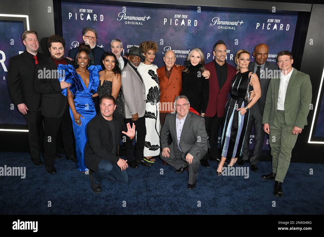 Los Angeles, USA. 09. Februar 2023. Aaron Baiers, Terry Mateles, Ashlei ...