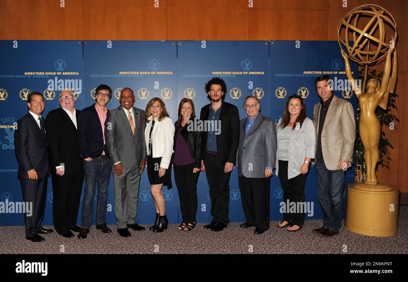 From left, Academy Chairman & CEO Bruce Rosenblum, director Louis J ...