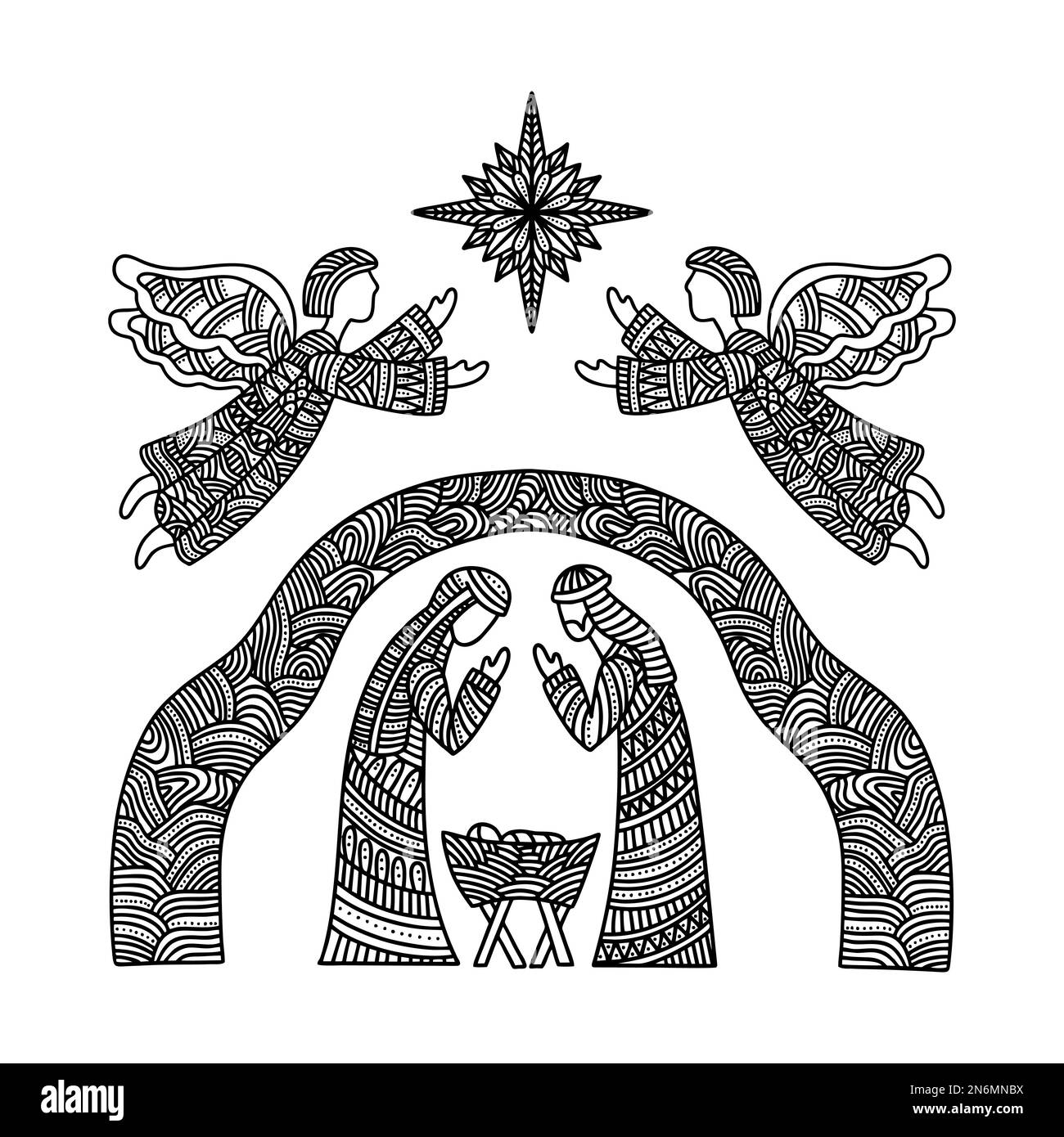 Maria josef and jesus Ausgeschnittene Stockfotos und -bilder - Alamy