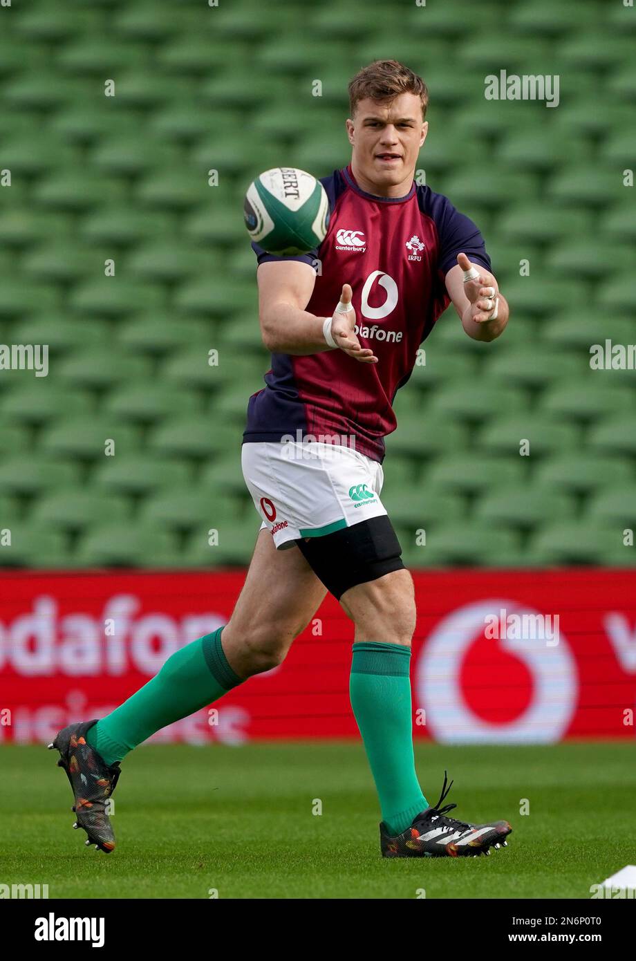 Josh van der Flier aus Irland während des Trainings des Captain's Run ...