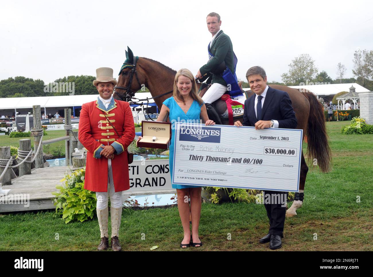 IMAGE DISTRIBUTED FOR LONGINES -Juan-Carlos Capelli and Jennifer ...