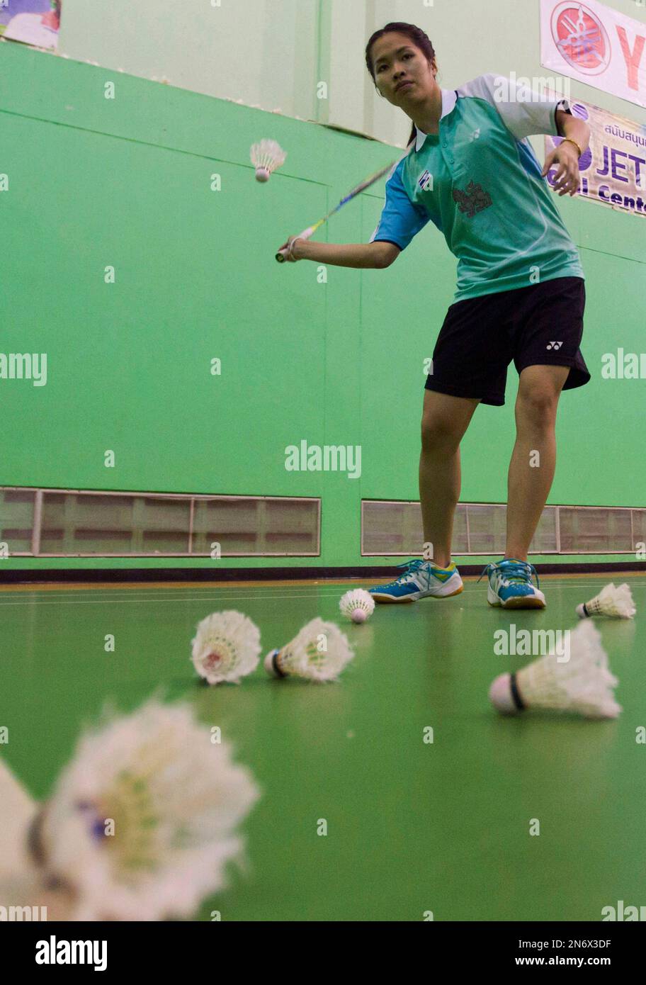 In this Friday, Aug. 16,2013 photo, Thailand's Ratchanok Inthanon ...