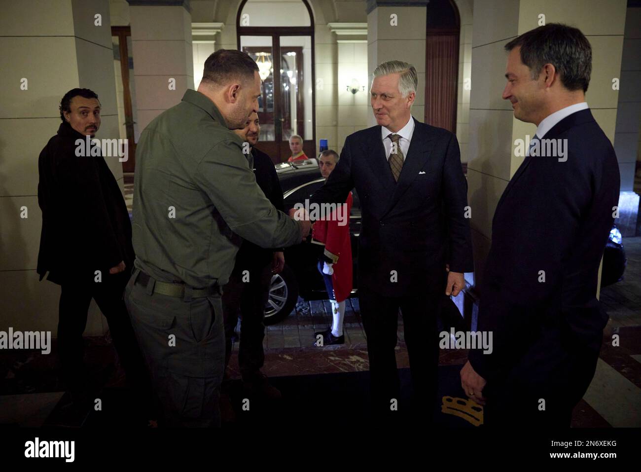 Brüssel, Belgien. 09. Februar 2023. Der ukrainische Chef des ...