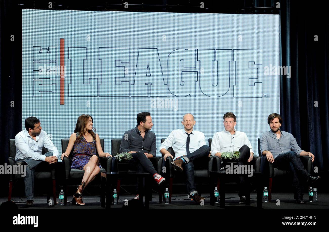 From left, executive producers Jeff Schaffer, Jackie Marcus Schaffer ...