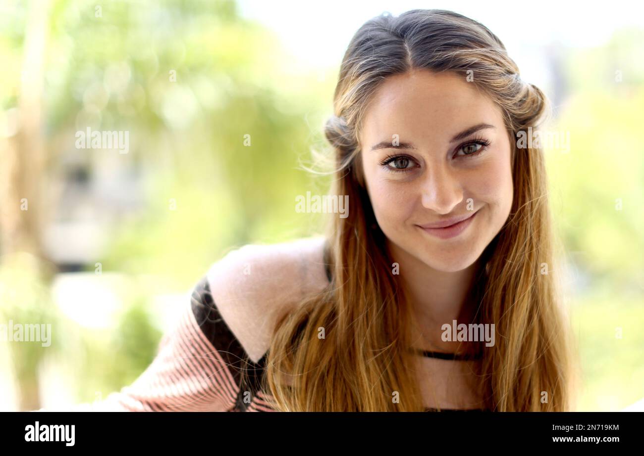 In this Monday, July 29, 2013 photo, actress Shailene Woodley poses for ...