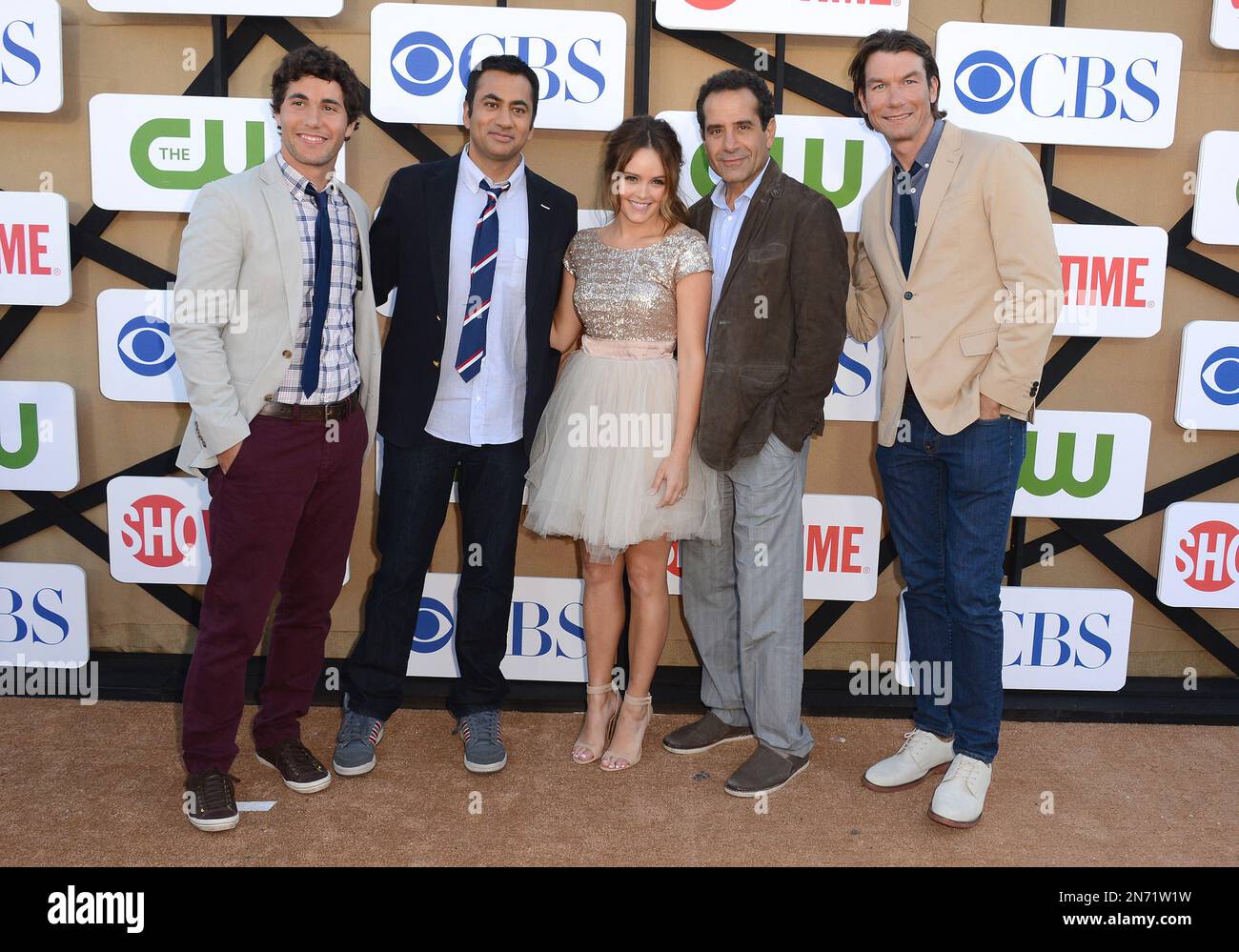 From left, Chris Smith, Kal Penn, Rebecca Breeds, Tony Shalhoub, and ...