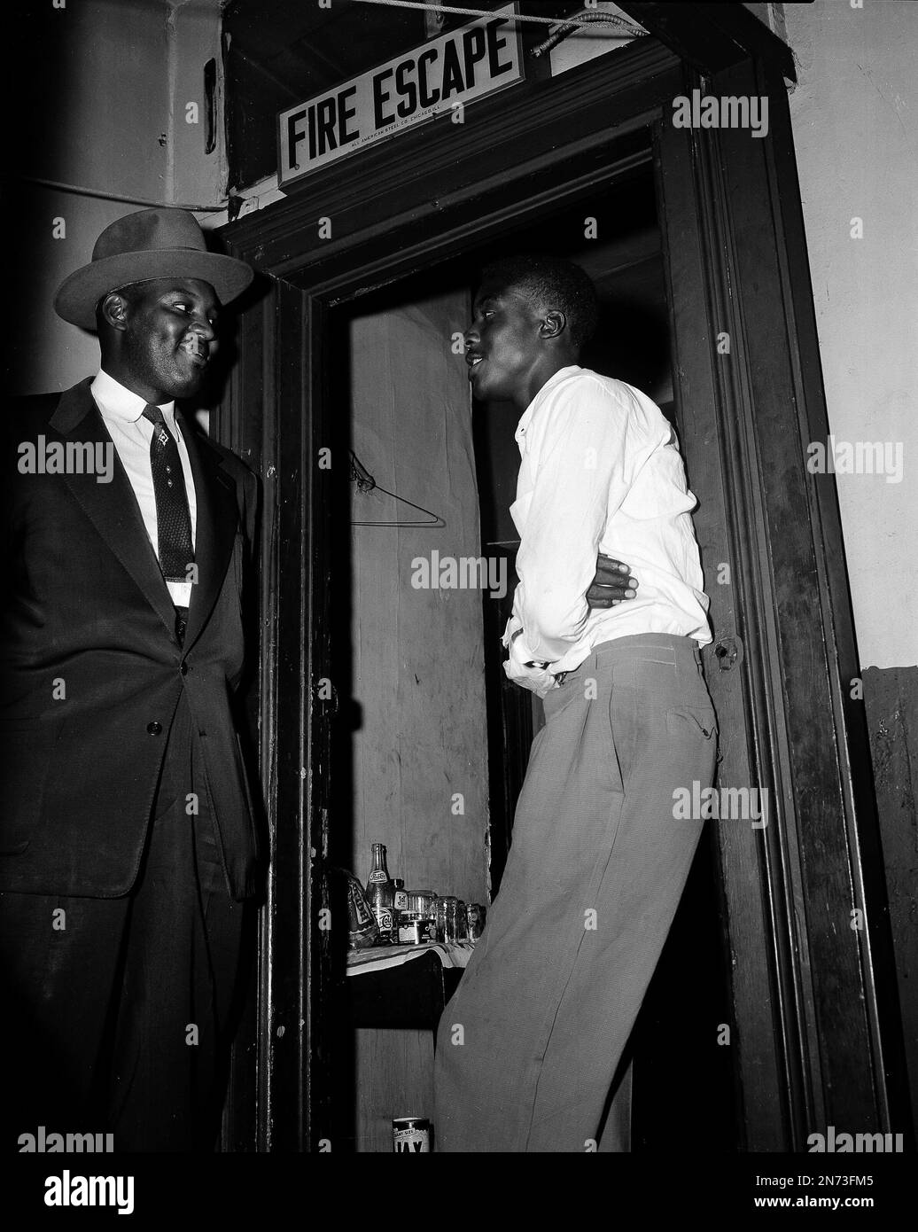 Willie Reed, right, a witness in the recent Emmett Till murder case at ...