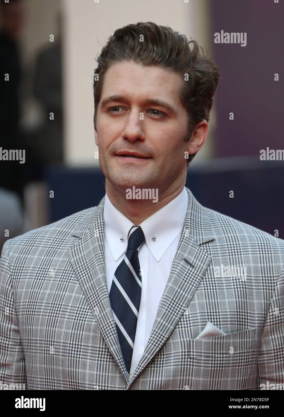 Matthew Morrison arrives for the opening night of Charlie and the ...