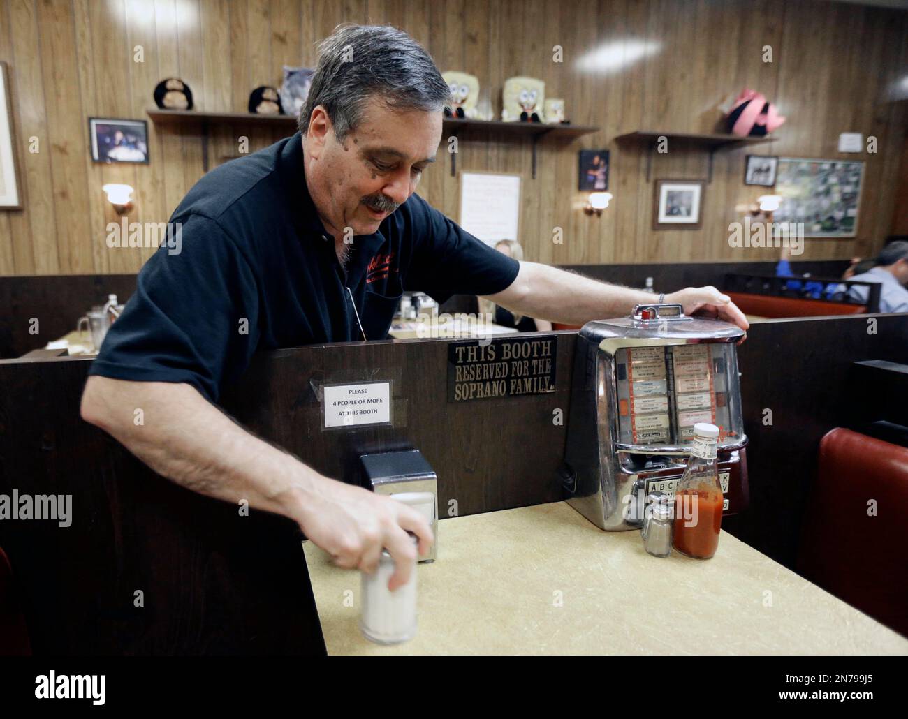 Chris Carley, owner of Holsten's ice cream parlor, where the last show ...
