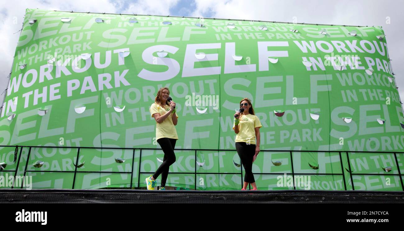 Katie Cassidy of the CW Network’s hit show Arrow, left, and Kelli Zink ...