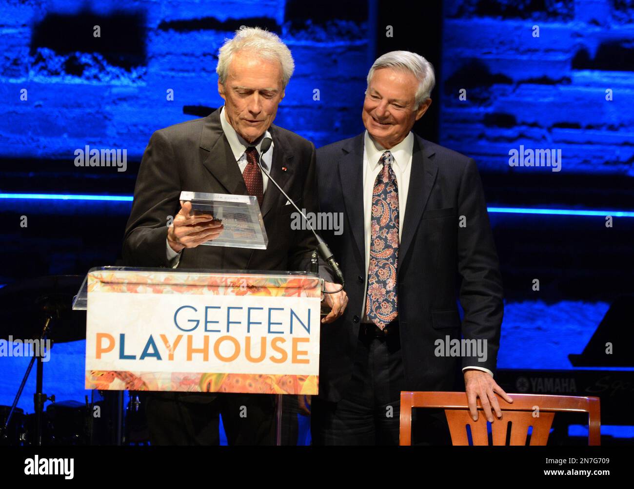 EXCLUSIVE CONTENT - Clint Eastwood, left, presents the distinction in ...