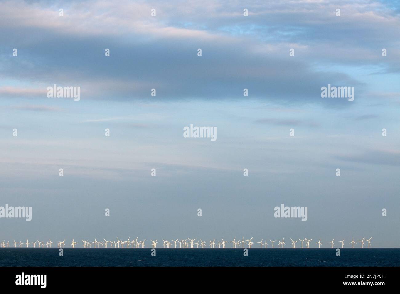Nysted Wind Farm, in der Ostsee Stockfotografie - Alamy