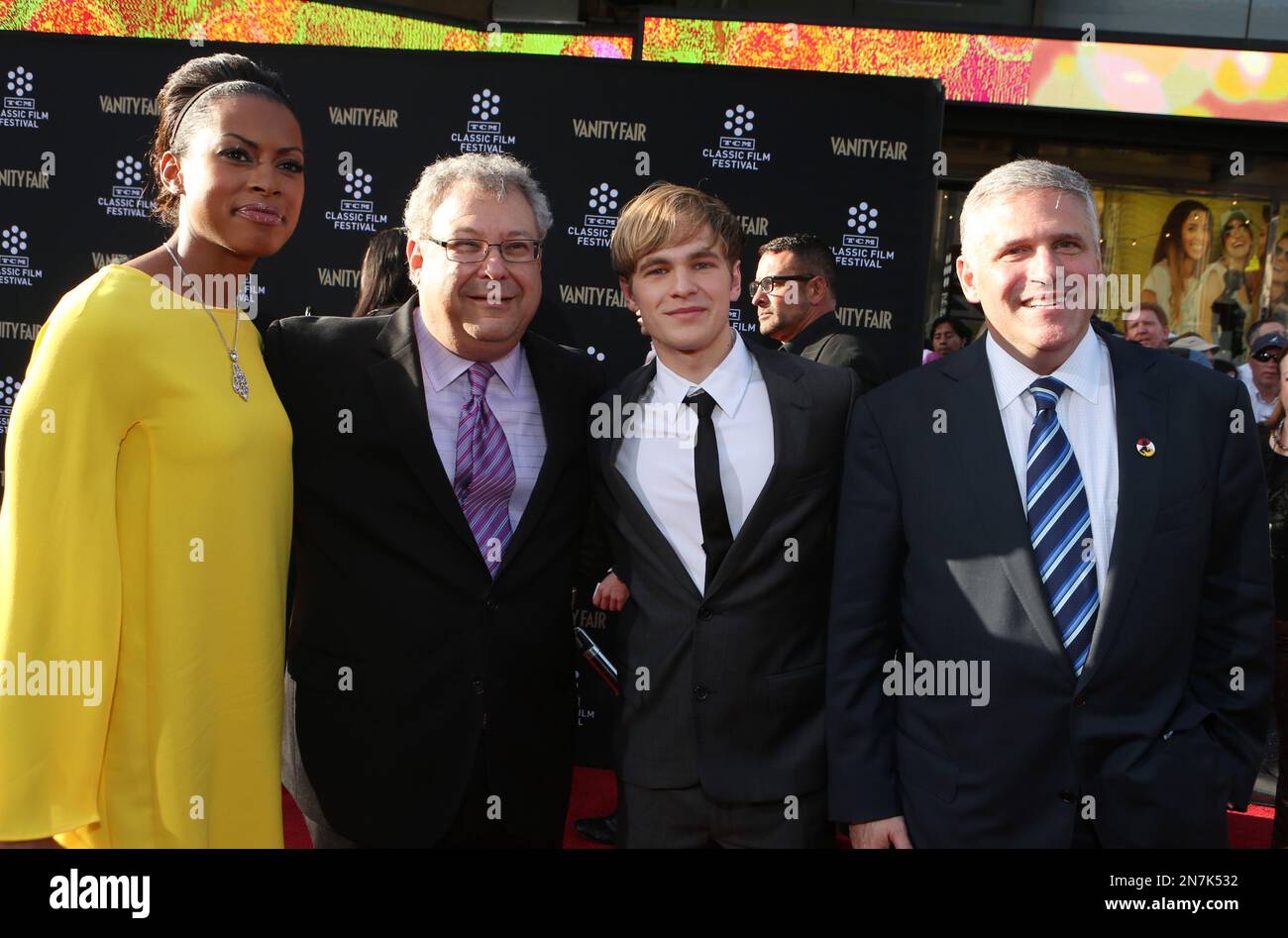(L-R) Actress Kearran Giovanni, president of Turner Entertainment ...