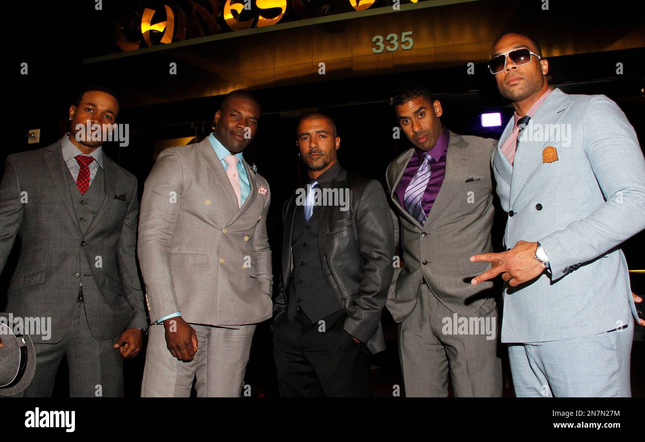 The cast of Zane's The Jump Off actors (L-R) Sean Riggs, Amin Joseph ...