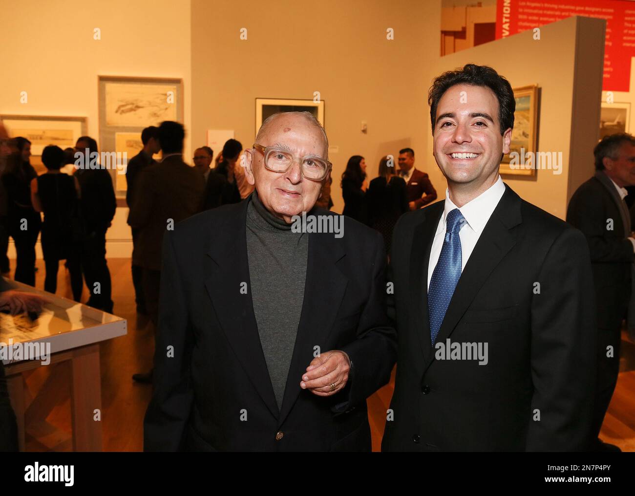 From left, 3D photographer Jack Laxer and Christopher Alexander ...