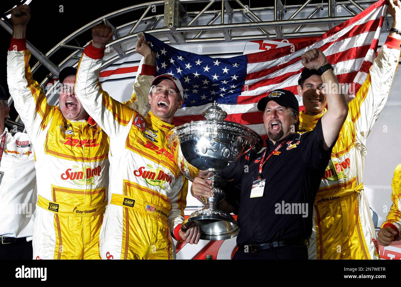 FILE - In this Sept. 15, 2012 file photo, - Ryan Hunter-Reay,second ...