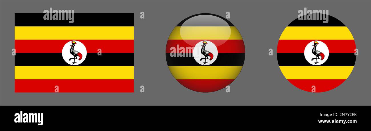 Uganda flagge Stock-Vektorgrafiken kaufen - Alamy