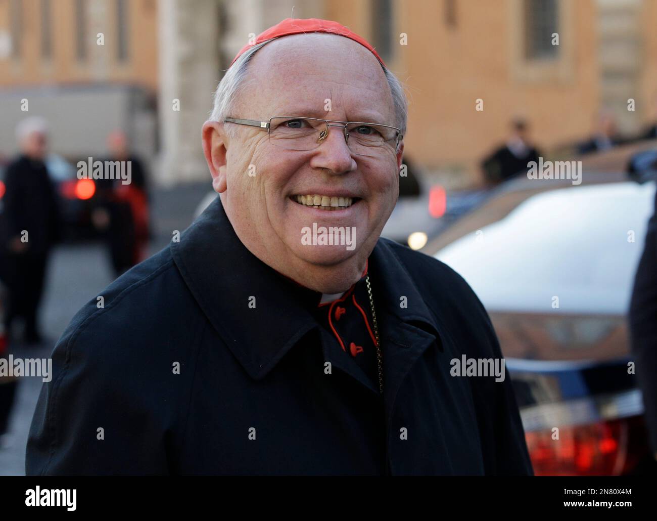 Cardinal Jean-Pierre Ricard, of France arrives for a meeting, at the ...