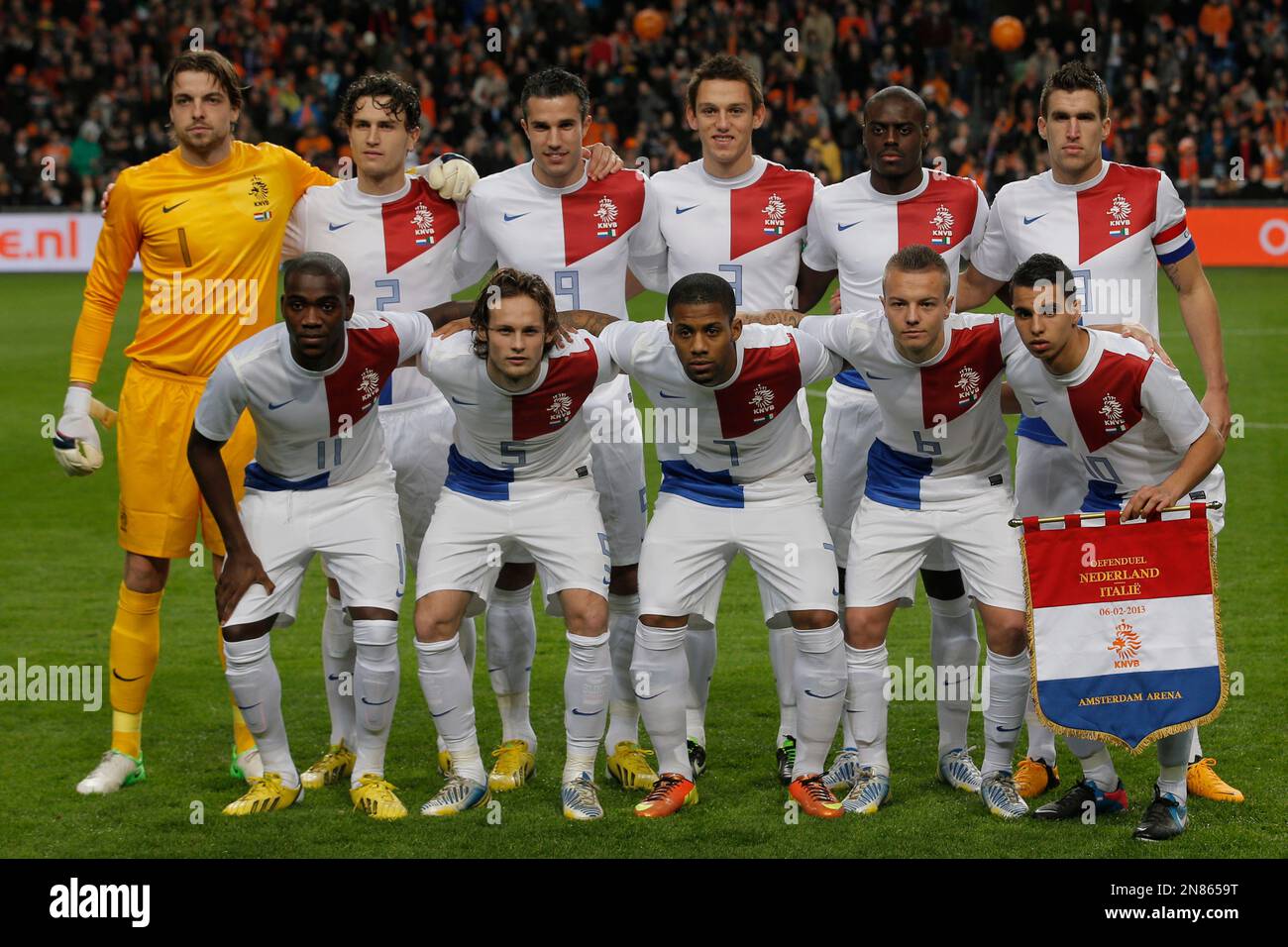 Ola John, Daley Blind, Jeremain Lens, Jordie Clasie, and Adam Maher ...