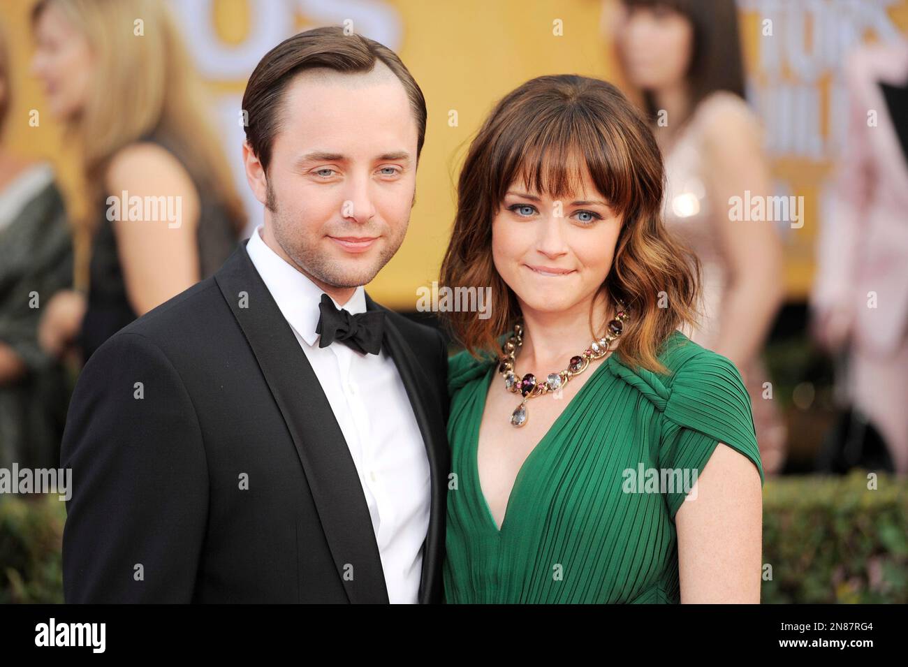Vincent Kartheiser and Alexis Bledel arrive at the 19th Annual Screen ...