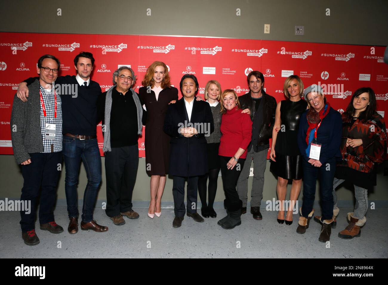 From left, Producer Michael Costigan, actor Matthew Goode, Fox ...