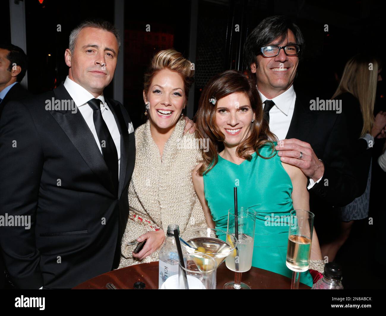 From left, Actor Matt LeBlanc, Andrea Anders, Melanie Spiller and ...