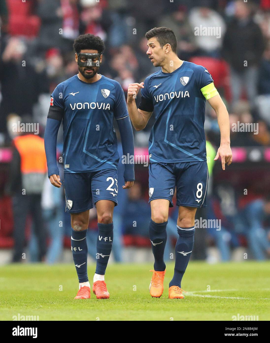 München, Deutschland. 11. Februar 2023. firo : 02/11/2023, Fußball, 1. Liga, 1. Bundesliga ...