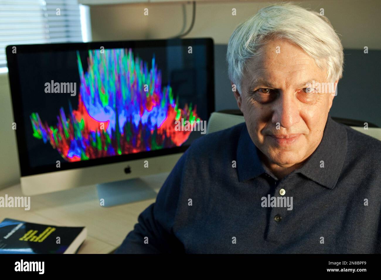 Andrei Linde, a Russian-American theoretical physicist, in his office ...