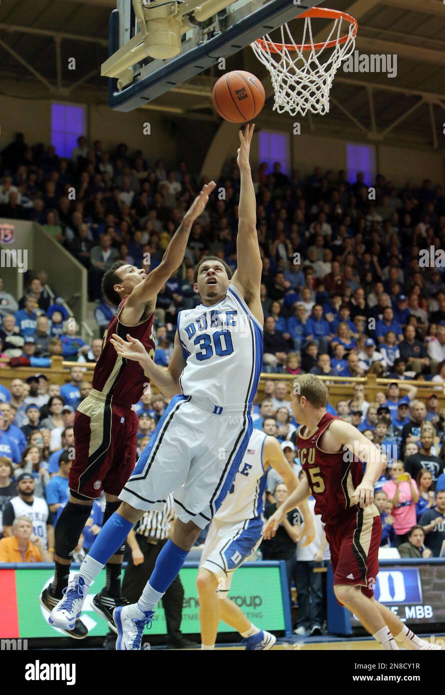 Duke's Seth Curry scores two of his game-high 31 points against Santa ...