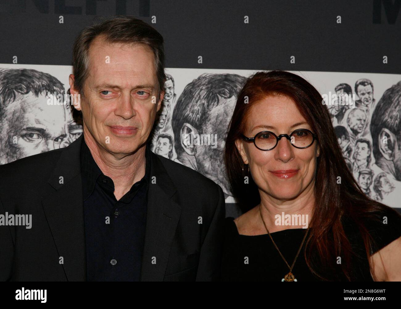Actor Steve Buscemi, left, and his wife, filmmaker Jo Andres, right ...