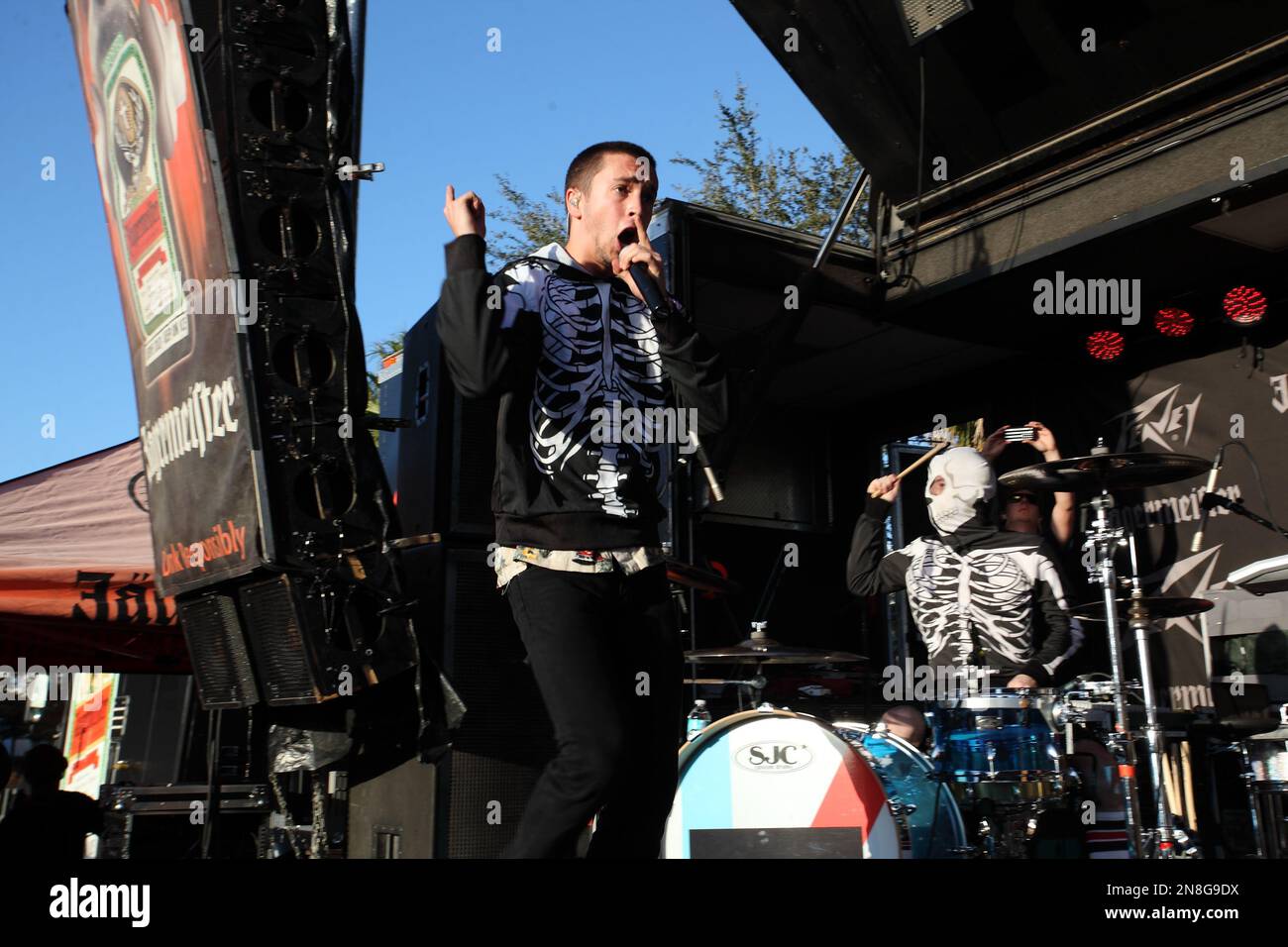 Tyler Joseph and Josh Dun of Twenty One Pilots performs during The Big ...