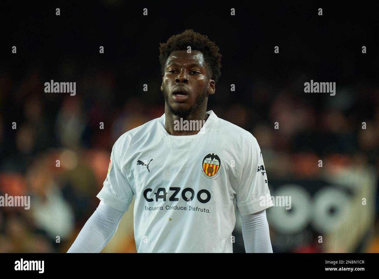Yunus Musah von Valencia CF in Aktion während der Liga Santander J21 im ...