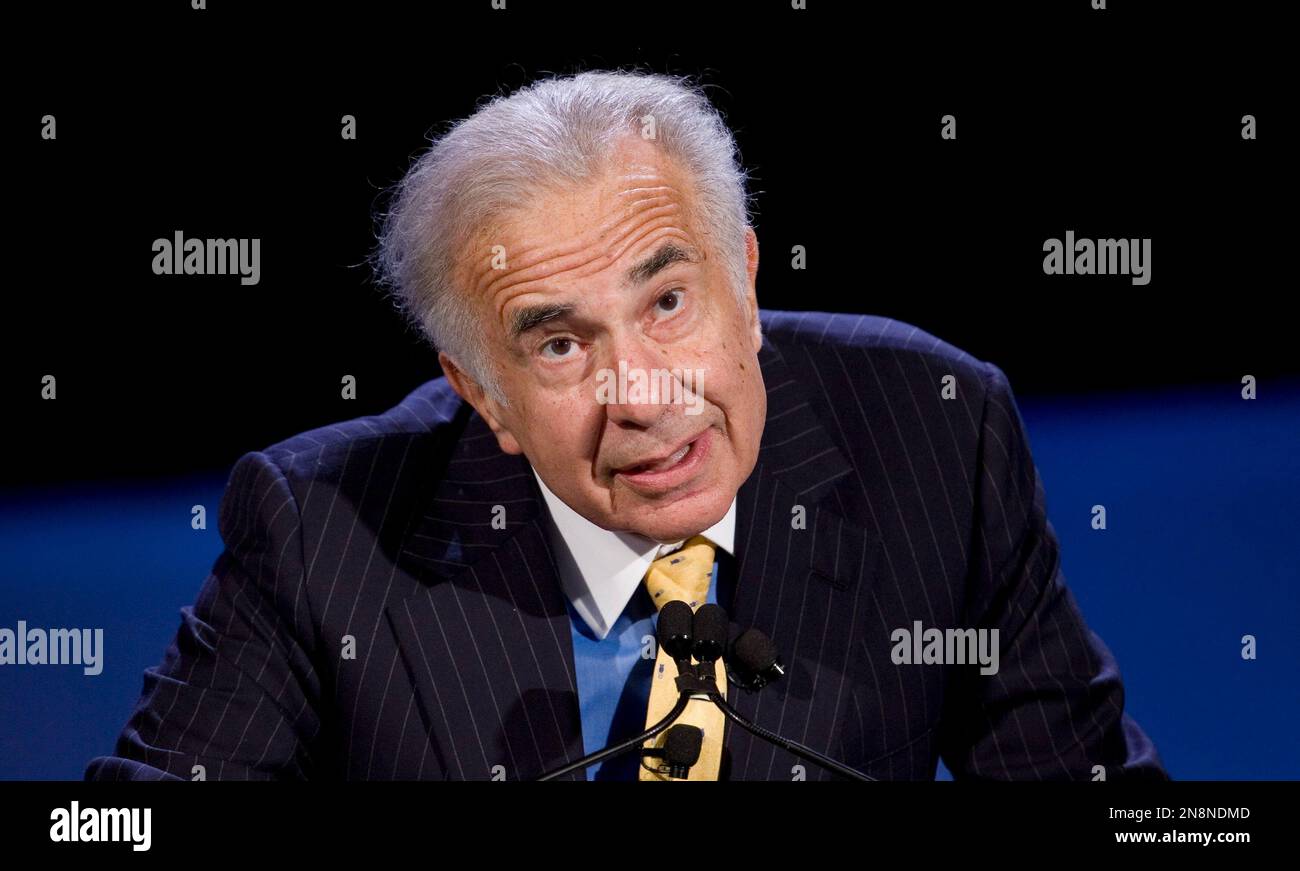 FILE - In this Oct. 11, 2007 file photo, private equity investor Carl ...