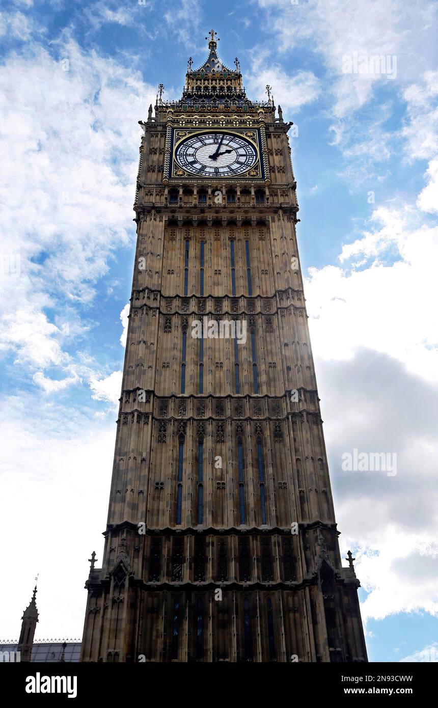 The 315-foot (96-meter)-high structure which houses the Big Ben bell is ...